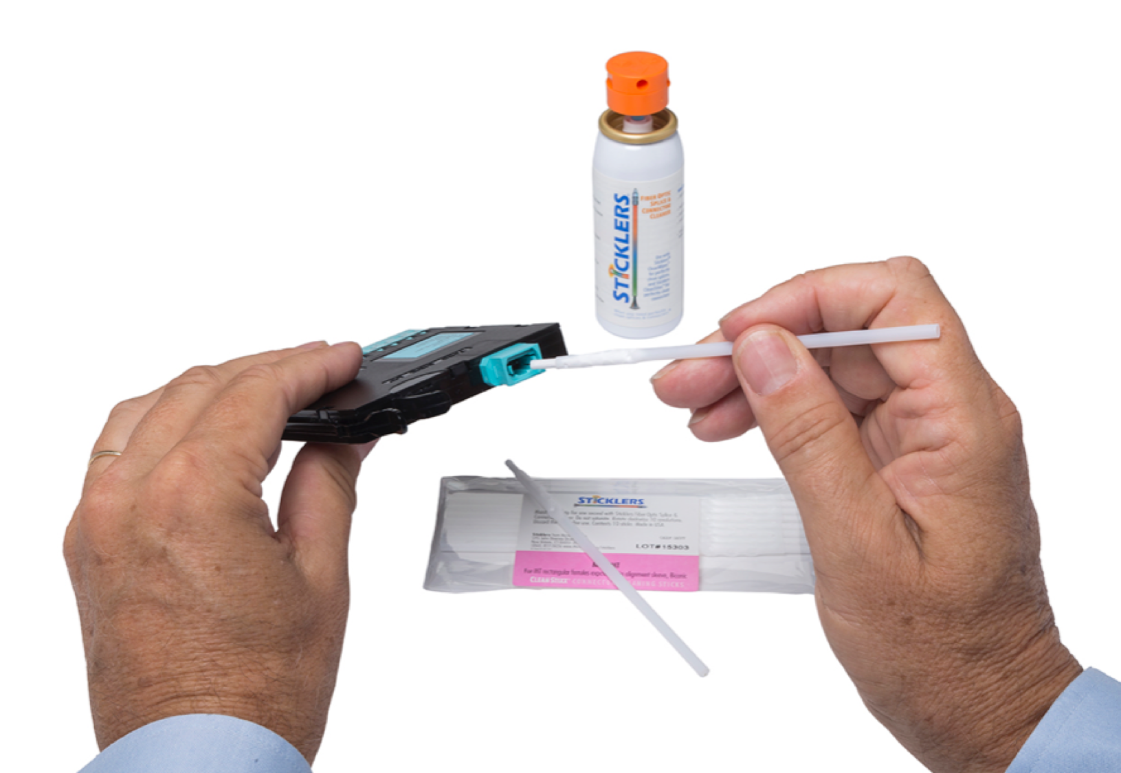 Cleaning stick for MPO connectors - XMT Cleanstixx